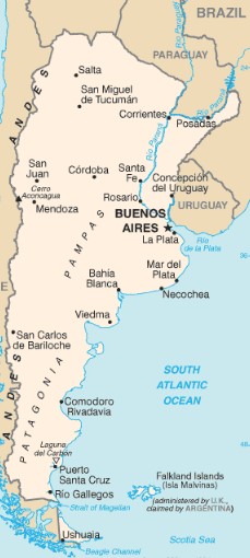 Argentina Map | Where Is Argentina On The Map?